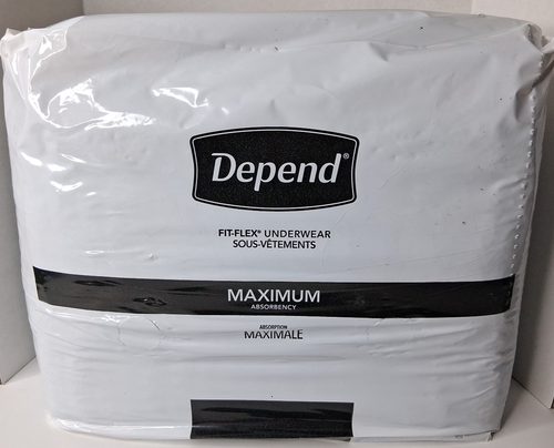 Depend Fit-Flex Incontinence Underwear For Men Maximum Absorbency XL 19 ...