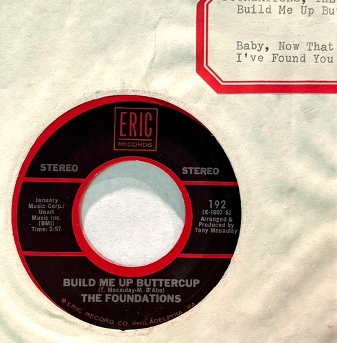 FOUNDATIONS * 45 * Build Me Up Buttercup / Baby * NICE VG++/ Near MINT ...