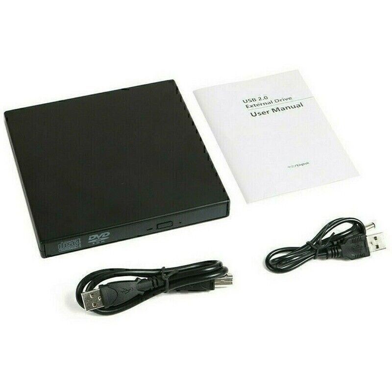 USB External Optical Drive DVD/CDRW Desktop Laptop Universal Slim CD ...