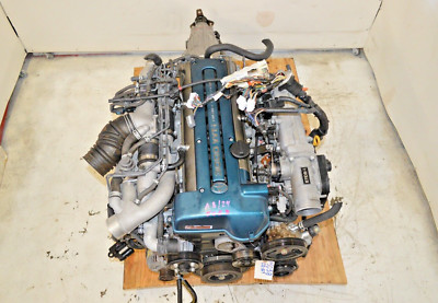 TOYOTA Toyota 2JZ-GTE VVT-I 3.0L Twin Turbo Engine JDM High Comp Motor ...
