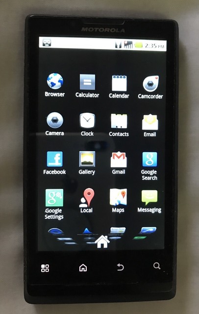 Motorola Triumph Triumph - 2GB - Black (Virgin Mobile) Smartphone for ...