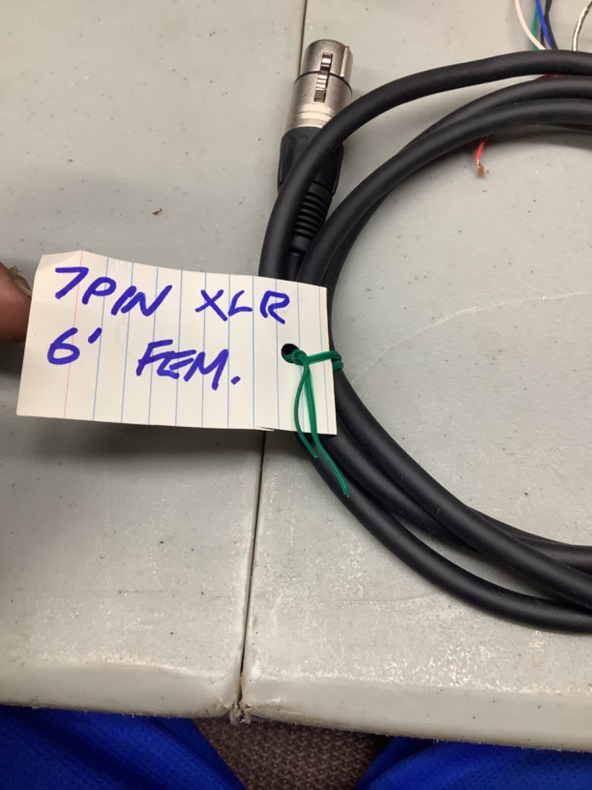 Neutrik NC7FX-HD 7 Pin XLR Female Cable Connector Stainless w Gold ...