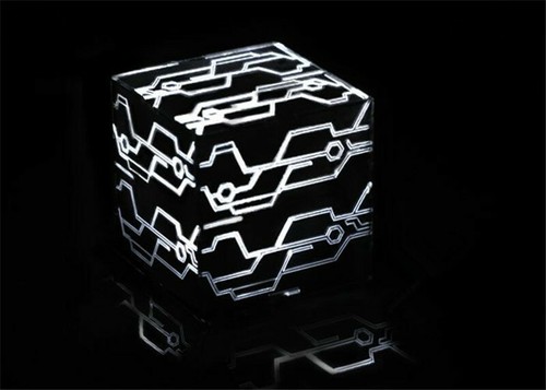 NieR Automata Cube 2B 9S Black Box Model Cosplay Magic Cube LED Light ...