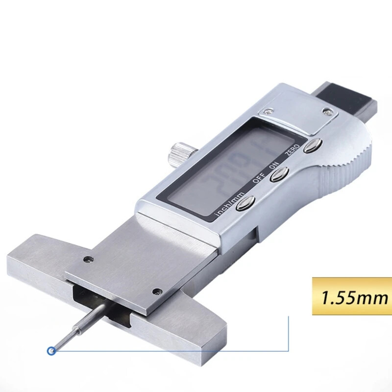 Digital Tire Tread Depth Gauge Meter Measurer LCD-Display Tread Checker ...