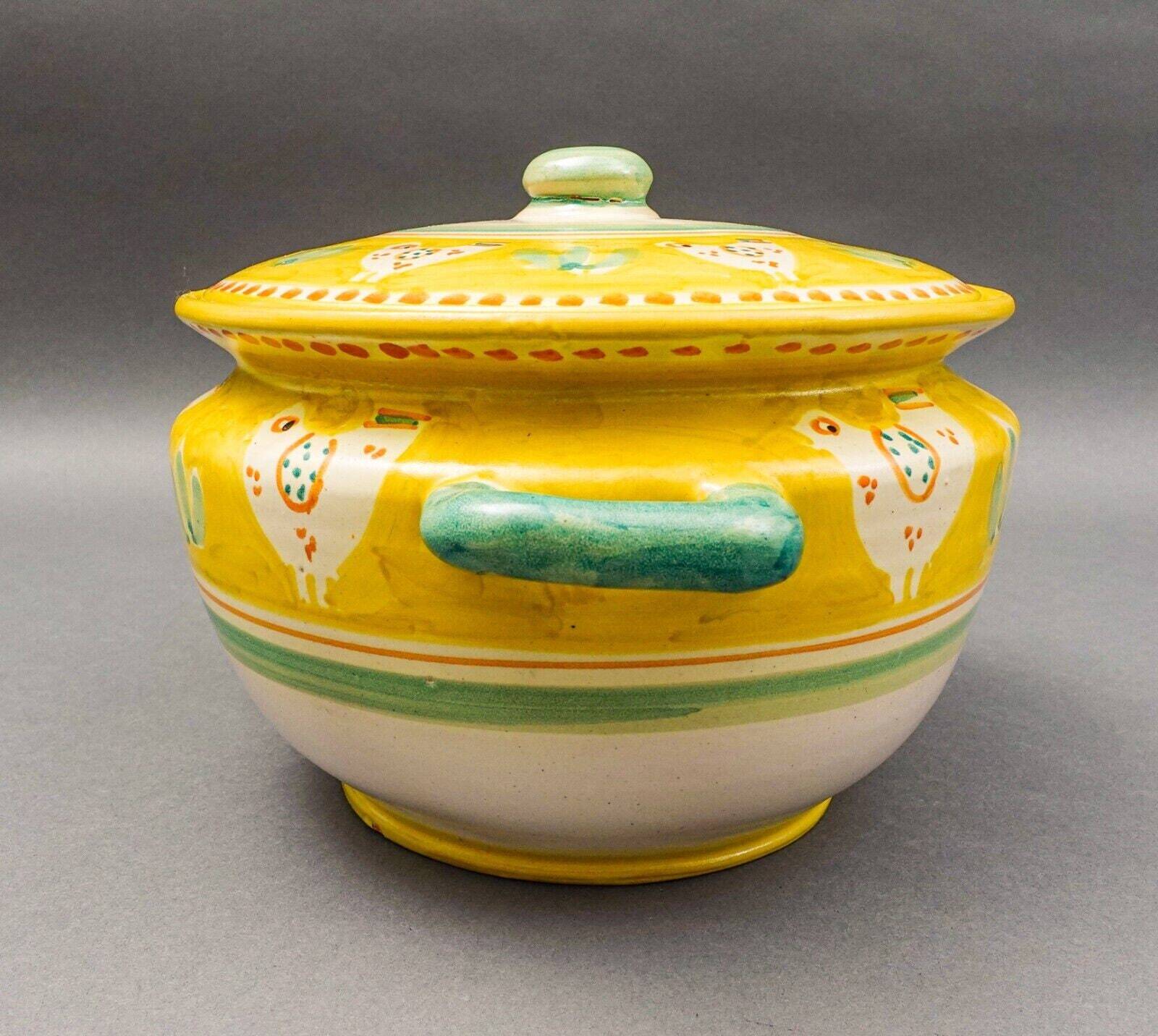 Solimene Vietri Camillo Positano Yellow Chicken Covered Soup Vegetable ...