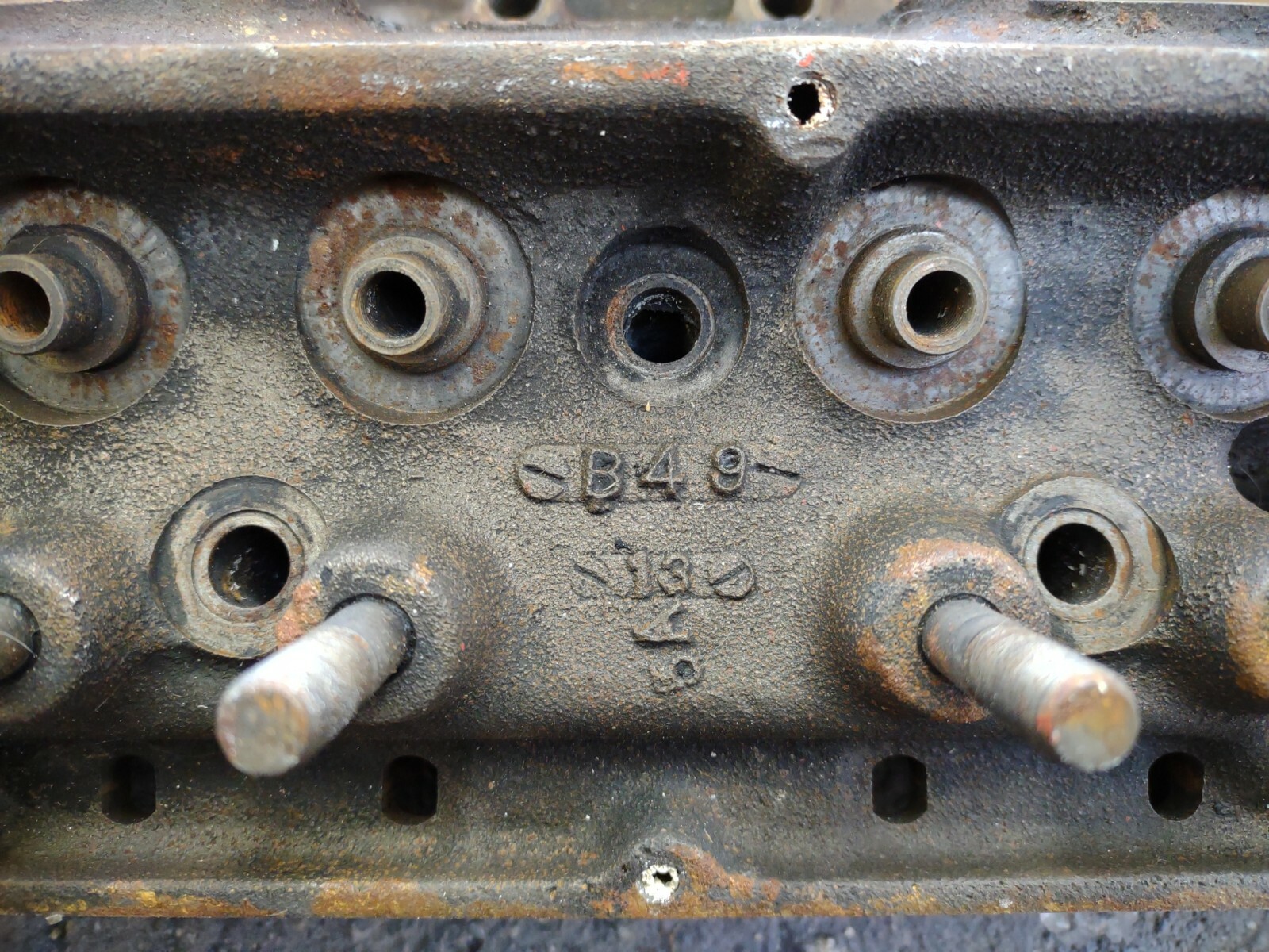 1959 Chevrolet Chevy Corvette Impala 283 Heads 3755550 550 B-4-9 B-18-9 ...