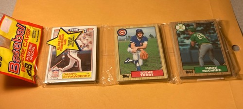 1987 Topps Unopened Baseball Rack Pack Mark McGwire On Top | eBay