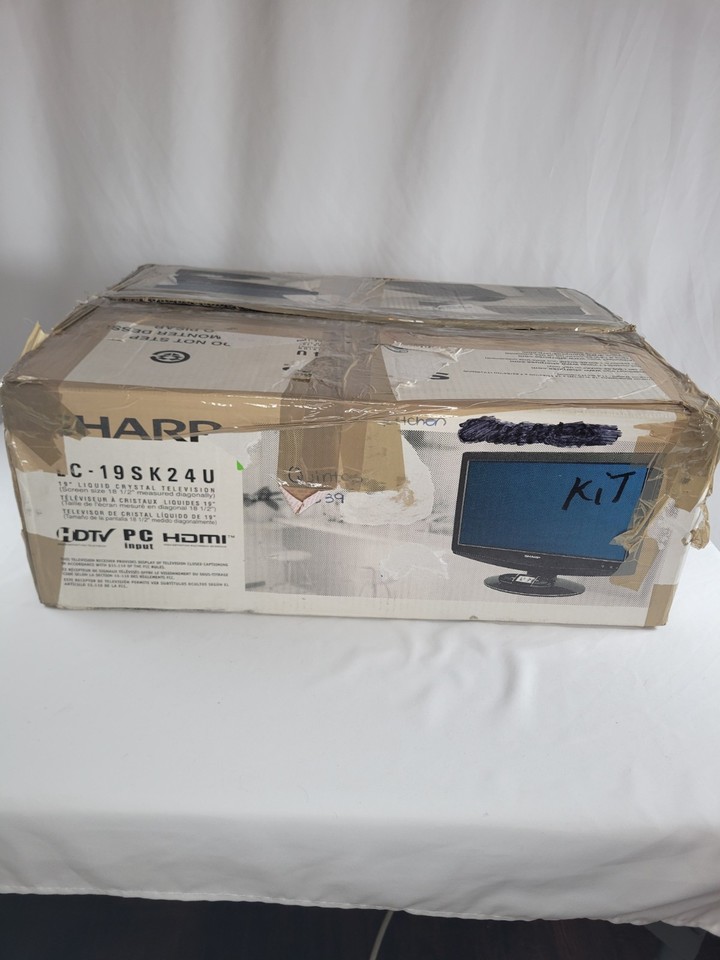 Sharp 19” LC-19SK24U 720p LCD TV w/ HDMI & Remote | eBay
