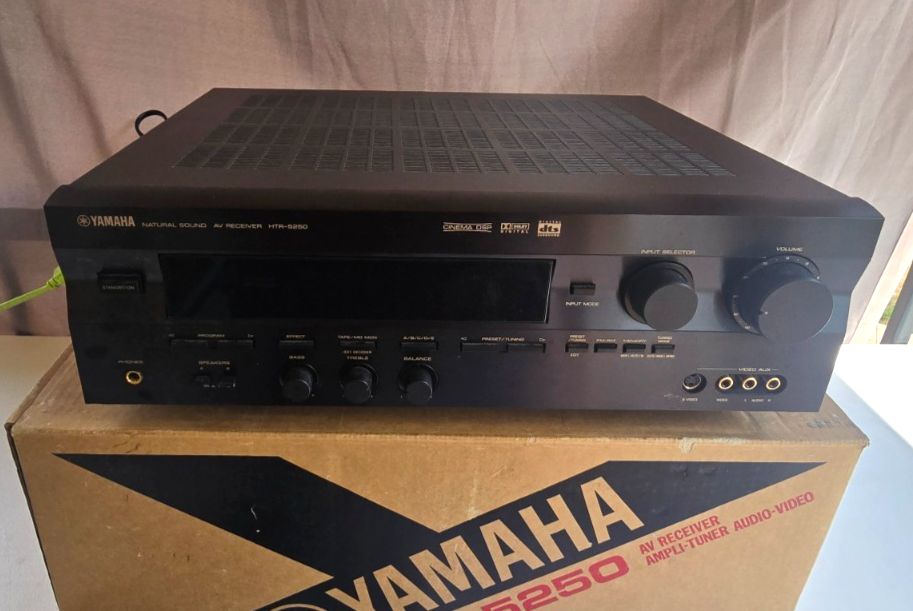 YAMAHA HTR-5250 NATURAL SOUND AUDIO VIDEO RECEIVER W/ CINEMA DSP DOLBY ...