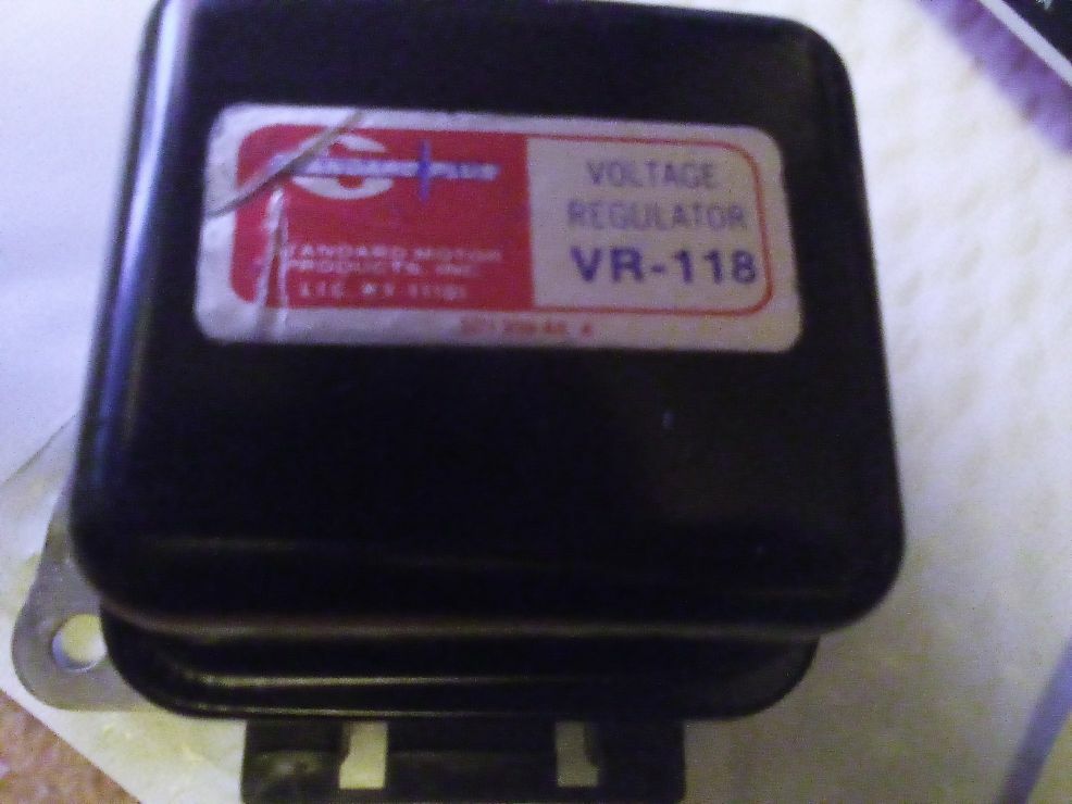 STANDARD VR-118 VOLTAGE REGULATOR; fits VARIOUS 1964-85 FoMoCo; AMC ...
