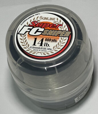 Sunline Super FC Sniper - 660 Yard Spool 14LB | eBay