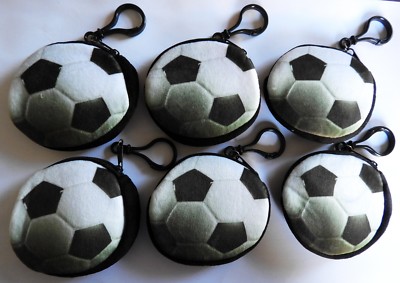 SOCCER FOOTBALL COIN PURSE PARTY LOOT BAG FILLERS PARTY GAME PRIZES ...