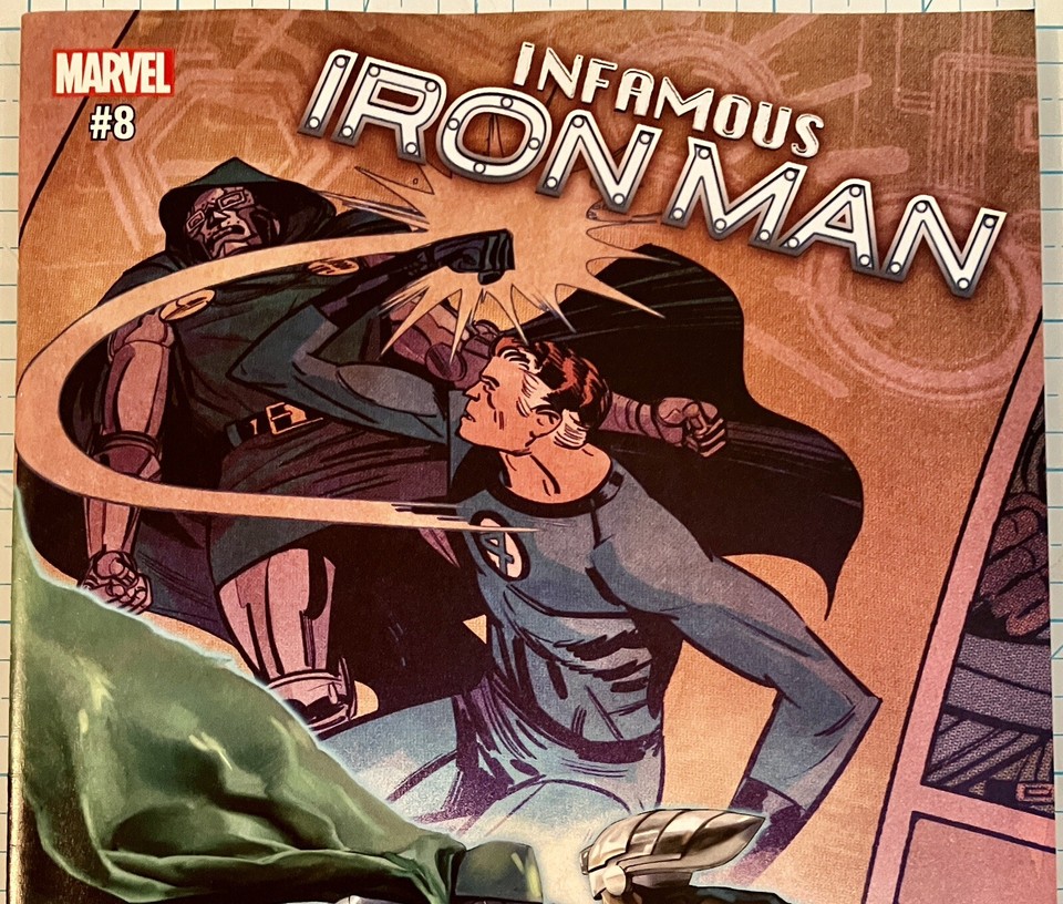 Infamous Iron Man #8 NM Alex Maleev Doctor Doom Cover 2017 Marvel ...