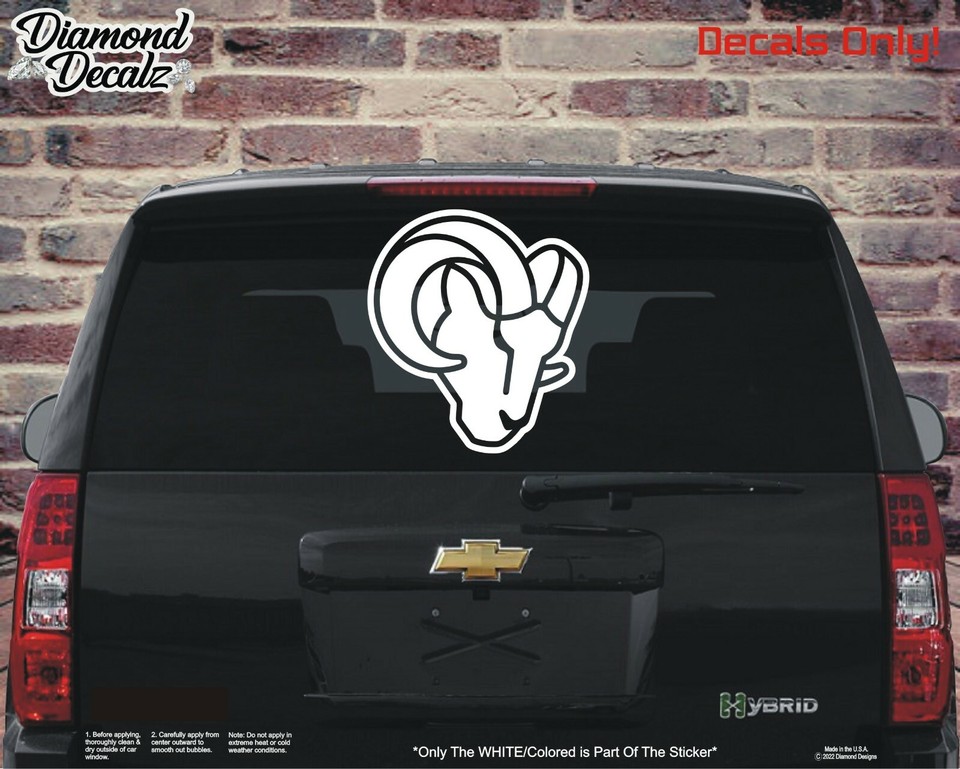 Los Angeles Rams Vinyl Decal Car Window NFL NFC Football Stafford ...