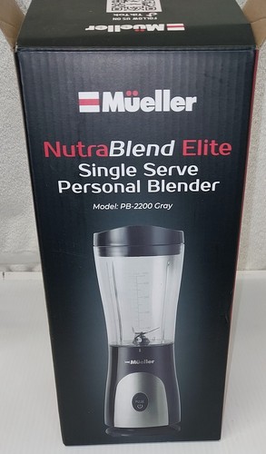 Mueller Nutra Blend Elite Personal Blender With 15oz Travel Cup PB2200 ...