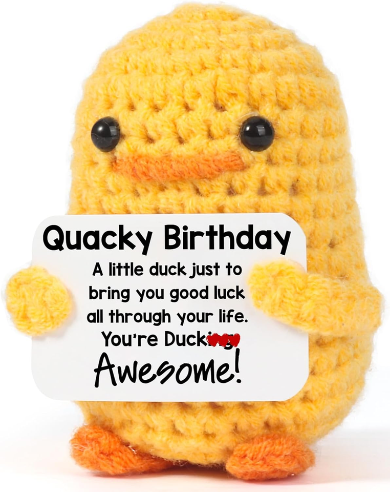 Birthday Gifts for Women Men - Quacky Birthday, You Are Awesome Happy ...