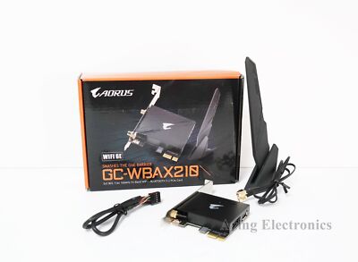Aorus GIGABYTE GC-WBAX210 Wifi 6E Bluetooth 5.2 PCle Network Interface ...