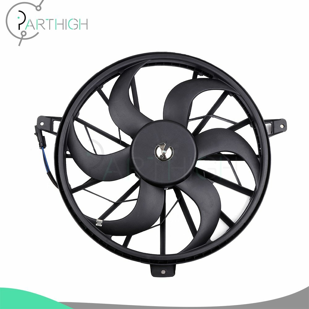 Radiator Cooling Fan Assembly Electric For 2002 2003 2004 Jeep Grand ...