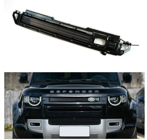 Fit for Defender 2020-2023 Front Radiator Mesh Grille Grill With LED ...