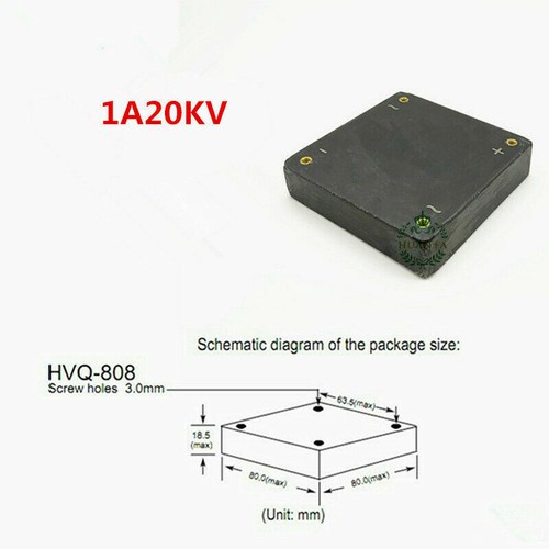 1X Single-phase Rectifier Bridge 1A20KV High-voltage Silicon Stack ...