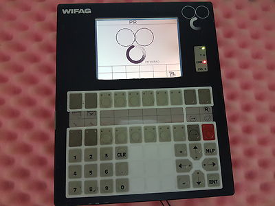 LAUER PCS 950 WIFAG Label PCS950- Version PG 950.100.6 190595 OPERATOR ...