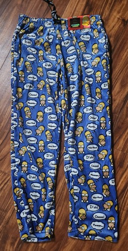 NEW NWT ~ The Simpsons ~ Homer Simpson Limited Edition Fleece PJ Pants ...