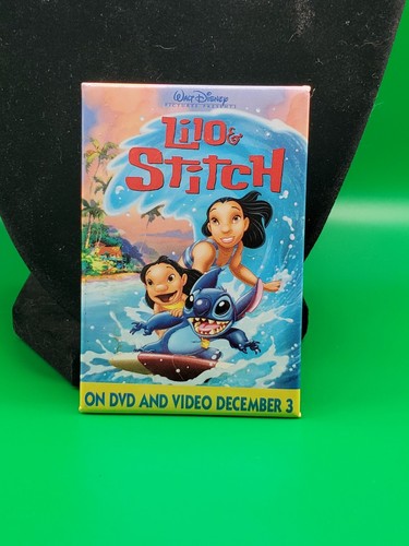 Vintage Disney Lilo & Stitch Movie Promotion Rectangle Pin Button | eBay