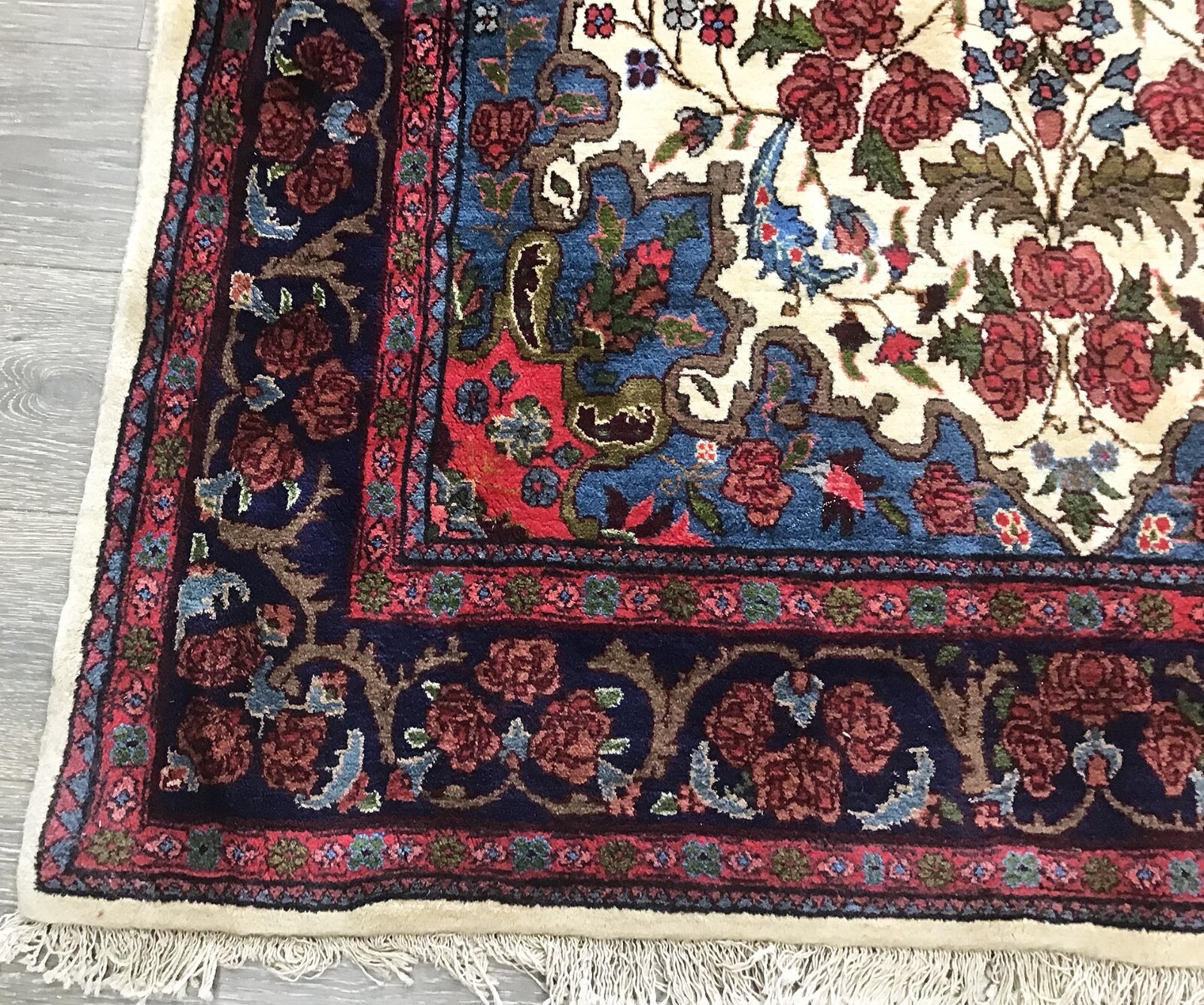 Wool Vintage Exquisite Hand-knotted Rug 4’10" X 7'1" (Bigar) | eBay