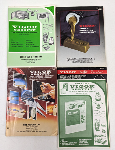 Lot of 3 Vigor Bestfit Watchmaker Tools Supplies Equipment Catalogs ...