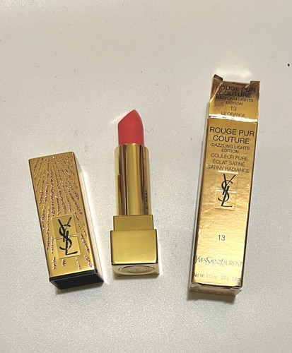 YSL Rouge Pur Couture Lipstick ~ 13 Le Orange ~ Dazzling Lights Full ...