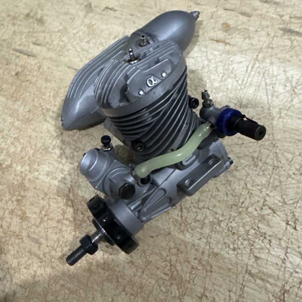 Really Nice Evolution Alpha .46 Size RC Nitro Engine With Muffler. | eBay