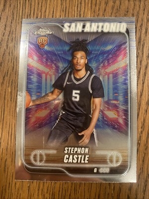 2024-25 Topps Chrome Basketball Stephon Castle ROOKIE RC #122 | eBay