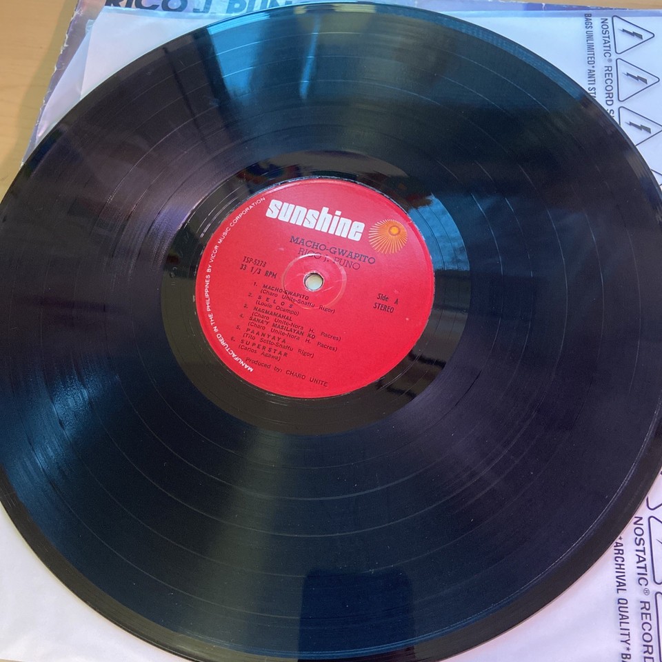 Rico J. Puno - Macho Gwapito - Sunshine TSP-5278 VG. Filipino Disco | eBay