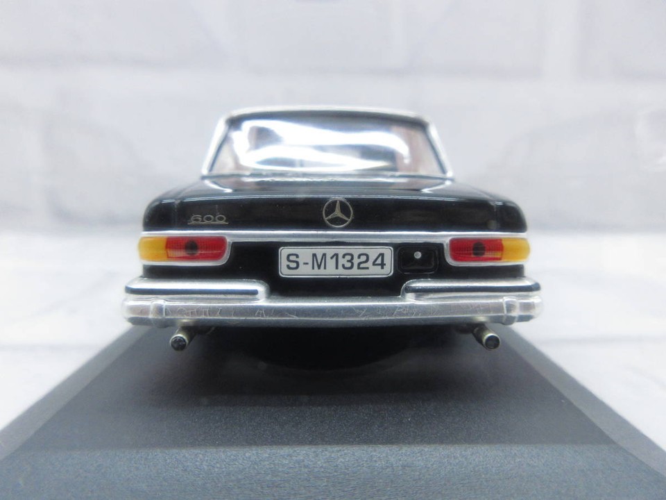 Diecast Car 1 43 Mercedes Benz 600 Pullman Black Dealer Model Car | eBay