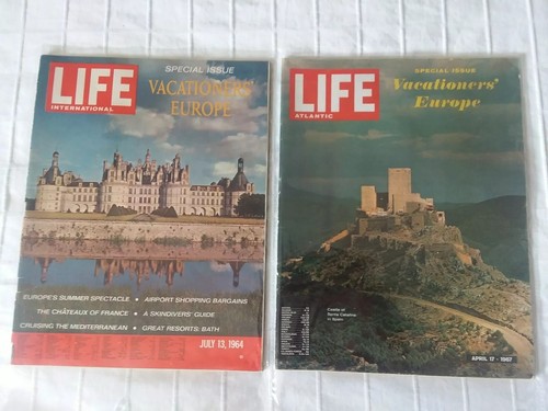 RARE Life Magazine International Vacationers Europe July 13 1964 ...