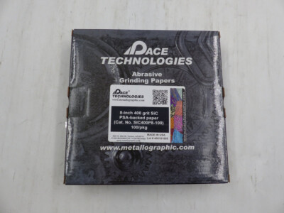 PACE TECHNOLOGIES SCI400P8-100 8" 400 GRIT SIC ABRASIVE GRINDING PAPERS ...