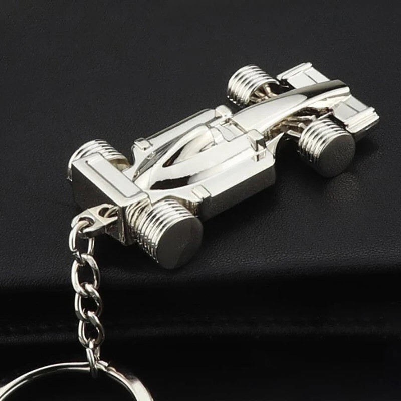 Formula 1 Race Car Keychain - Formula One Key Ring - F1 - Metal