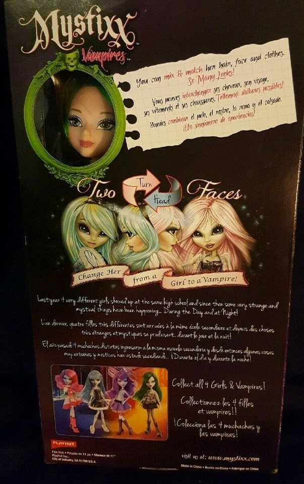 Mystixx Vampires Kalani 2-Faced Doll - The Doll You Can Change the Face ...