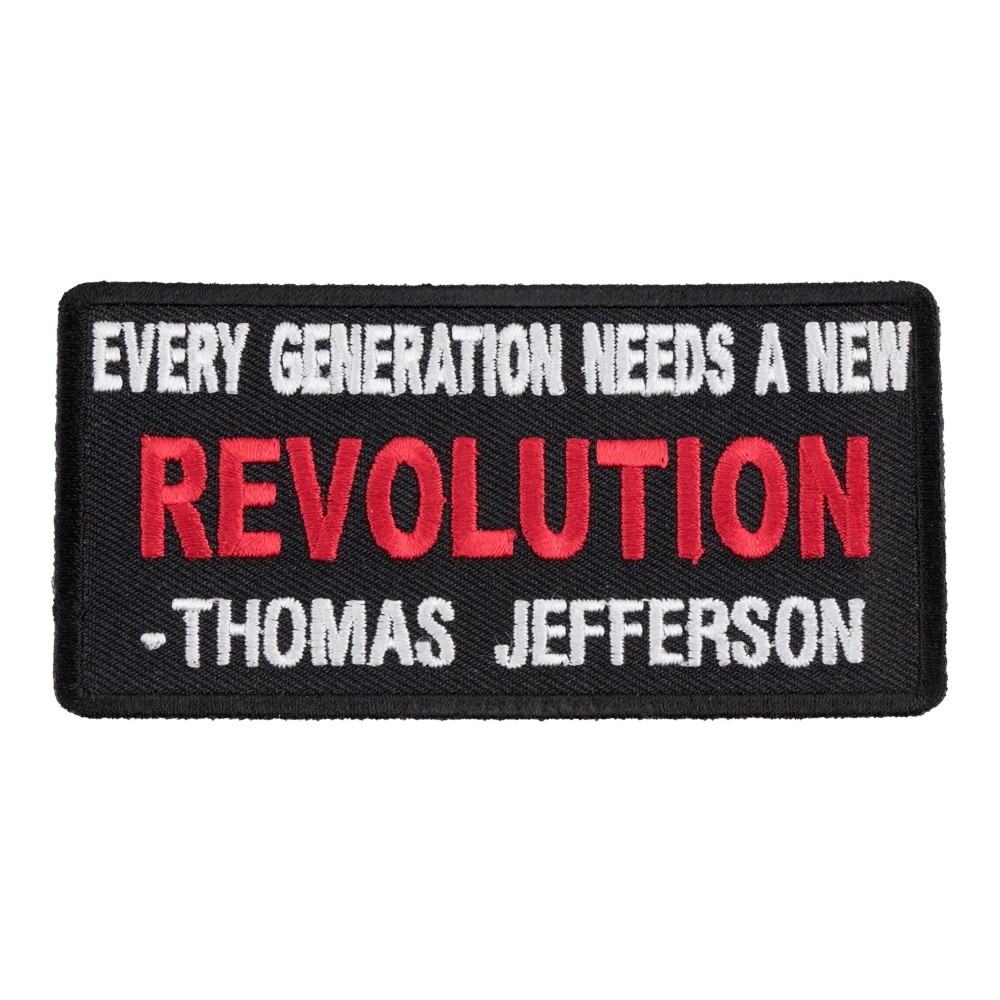 Every Generation Needs A Revolution Patch, Political Patches | eBay