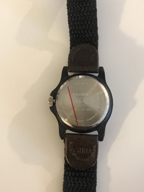 Sharp SHP107 Watch Speidel Leather Day Crystal Clear Glass Battery for ...