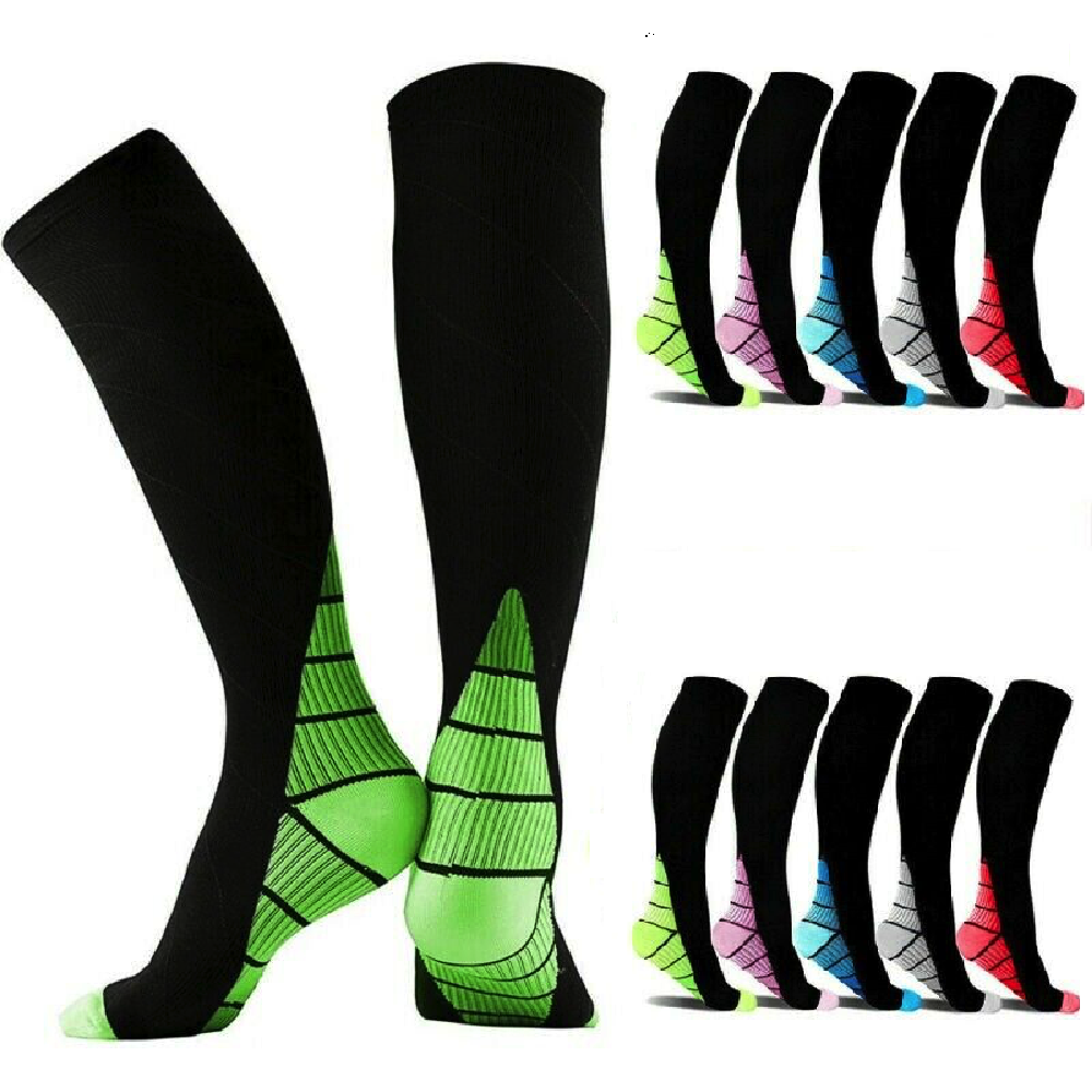 7 Pairs Compression Socks NHS Varicose Veins Anti-Fatigue Flight ...