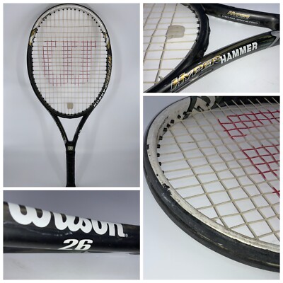 Wilson Hammer 26 Hyper Carbon Racket Sz 4 Grip 0 Swing Excellent Cond ...
