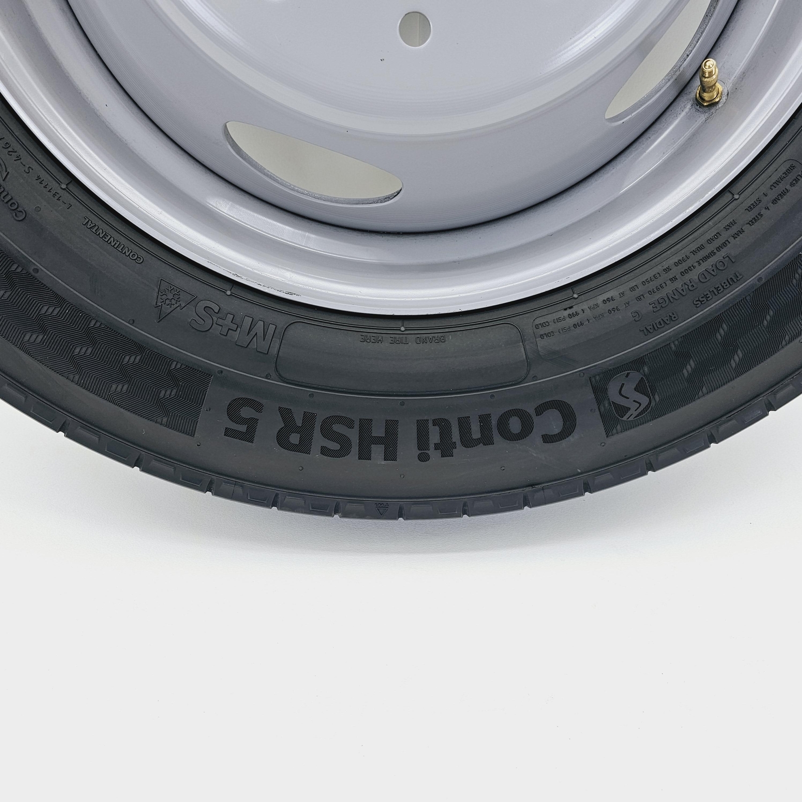 2015 FORD F450 F550 225/70R19.5 CONTINENTAL CONTI HSR5 1 TIRE & STEEL ...
