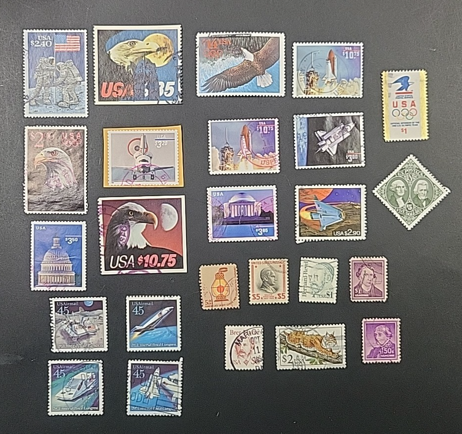US Stamps - High Denomination Used - Accumulation - Free Shipping | eBay