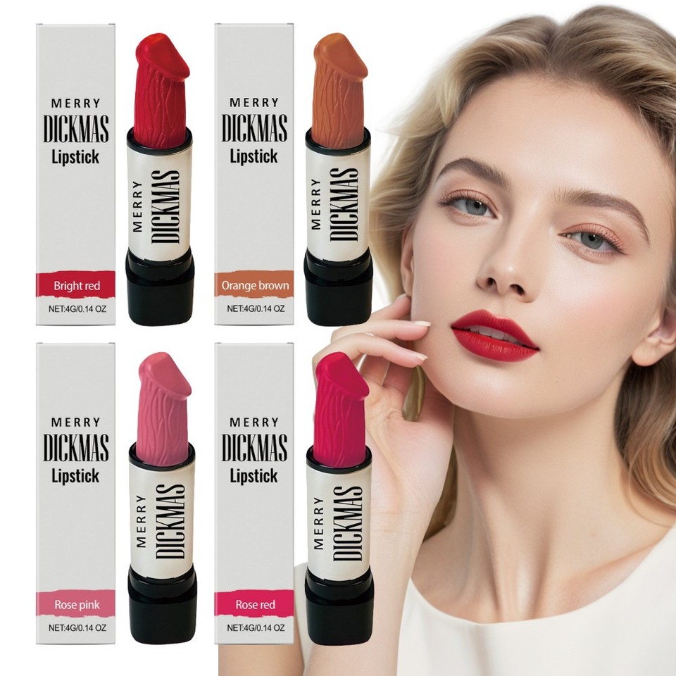 Merry Dickmas Lipstick Funny White Elephant Gifts for Women Naughty Gag ...