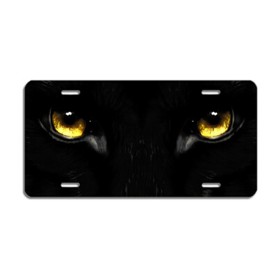 Black Panther Eyes License Plate - Cool Animal Car Tag, 6x12 Inches | eBay