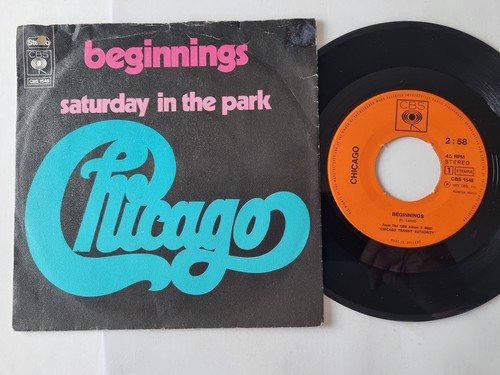 Chicago - Beginnings/ Saturday in the park 7'' Vinyl Holland | eBay ...