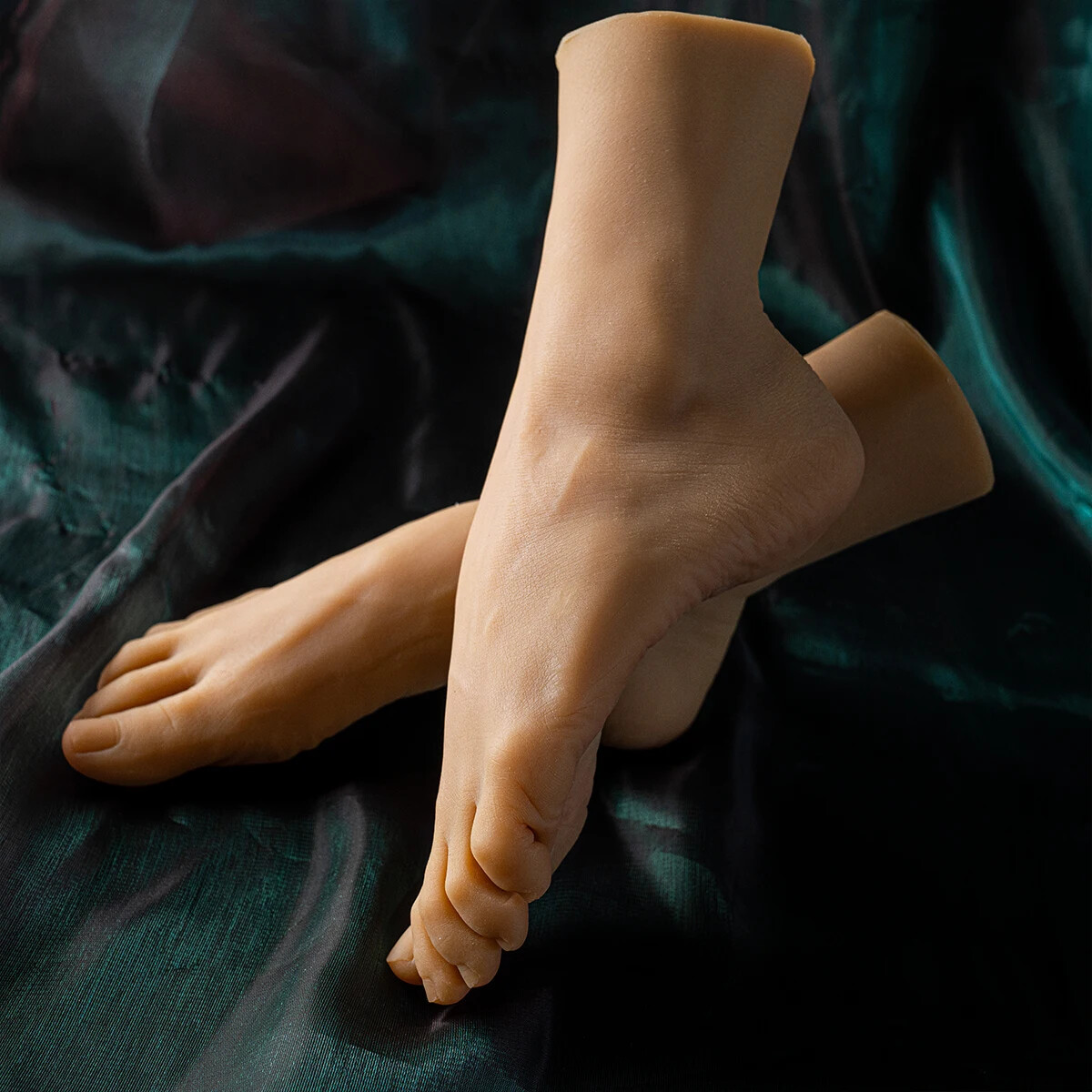 Silicone Feet Model Realistic Fake Foot Female Mannequin Display ...