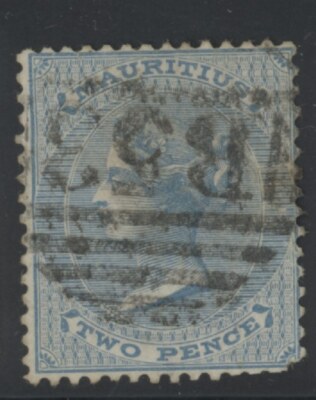 Mauritius Queen Victoria 2d pale blue stamp SG 59 | eBay UK