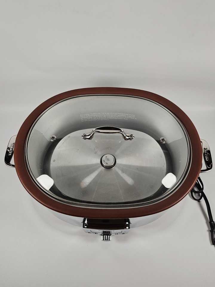 All-Clad Slow Cooker SC04 With Glass Lid - Tested - Works - No Insert ...